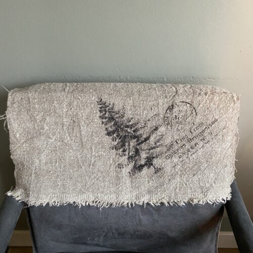 Shabby doek “kerstboom” / Pine Trees - Brocanteweb